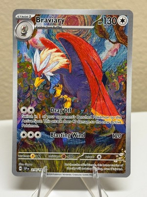 Braviary 214/191 Sv08: Surging Sparks Holo Illustration Rare Full Art ...