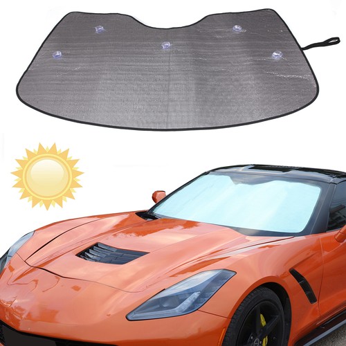 Custom Fit For 2014-2019 Corvette C7 Windshield Sun shade Interior ...