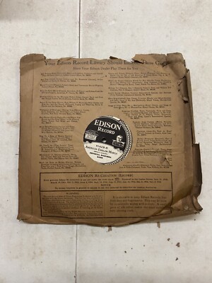 Edison Diamond Disc Vinyl Record 51429 Original Sleeve | eBay