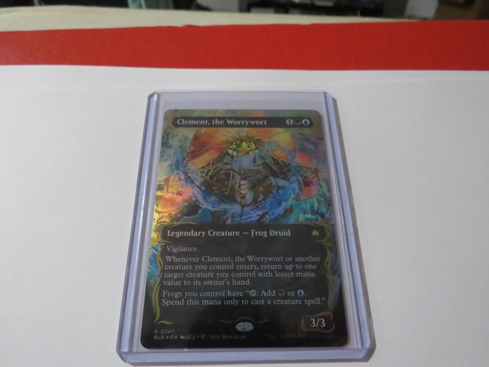 Clement, the Worrywort (Raised Foil) - Magic the Gathering (Bloomburrow ...