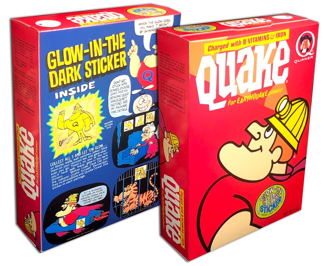 Quaker QUAKE [Miner] Cereal BOX (BOX ONLY!) | eBay