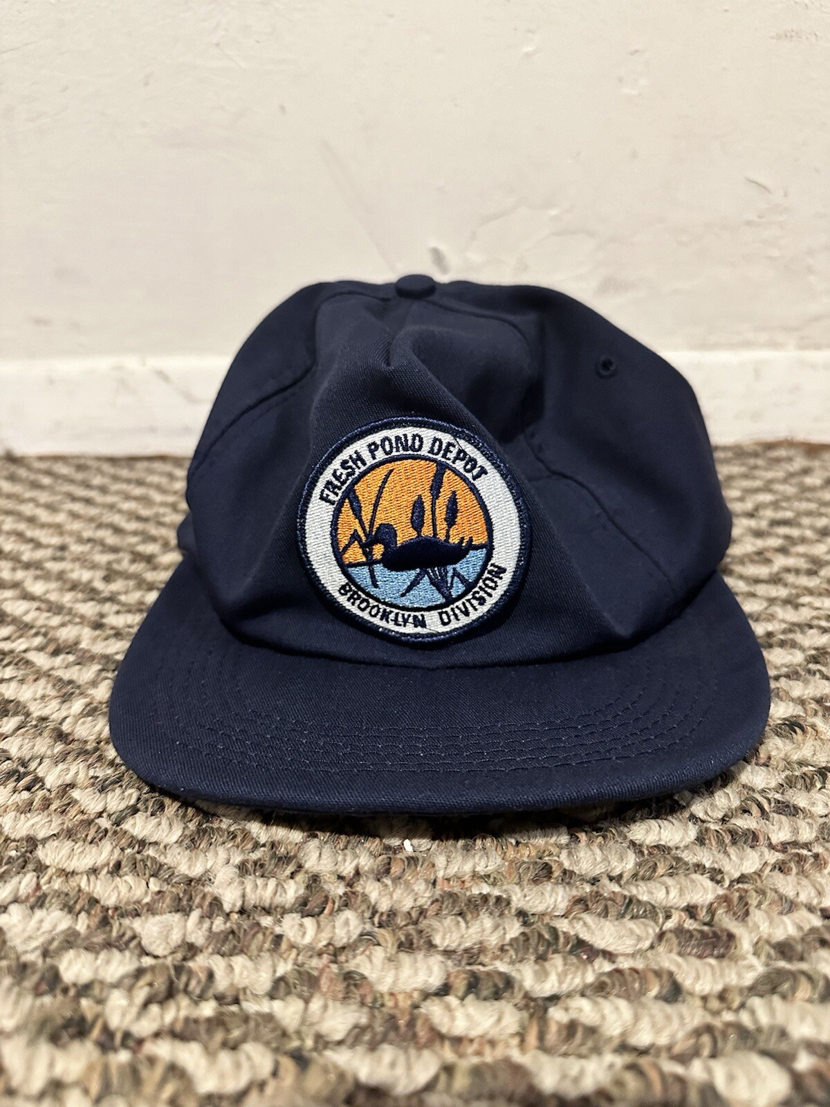 MTA NYC Transit Fresh Pond Depot Snapback Hat - Lightly Used | eBay