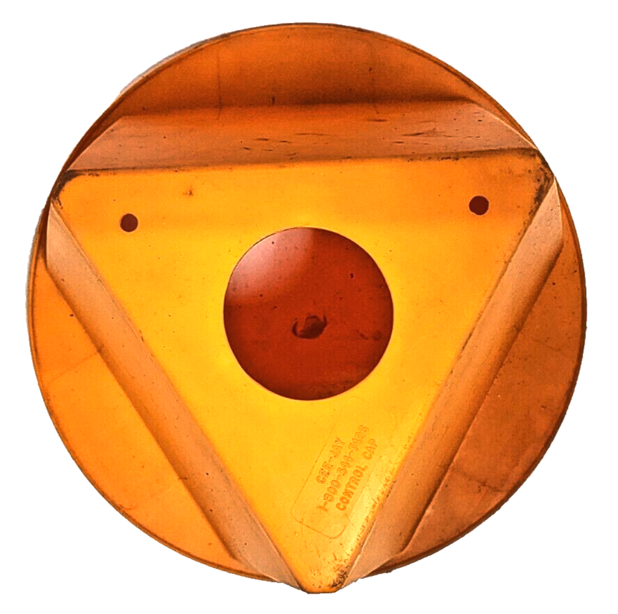 INVENTORY CONTROL CONES (LOT OF 2) 10" DIAMETER 5" HEIGHT 2" DIAMETER ...