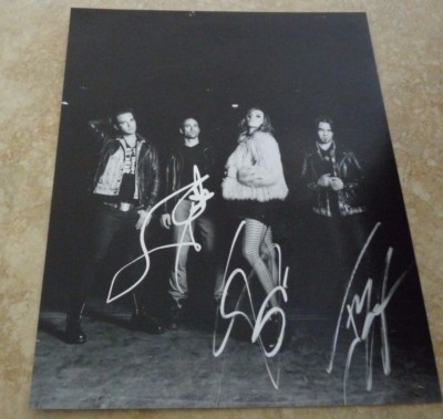 Halestorm Lizzy Josh Joe Signed Autographed 8x10 Photo Beckett Guaranteed #2 | eBay