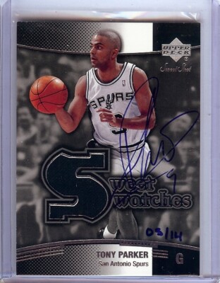 Tony Parker 2004-05 Ultimate Coll. Buyback Autograph Spurs Sweet Spot ...