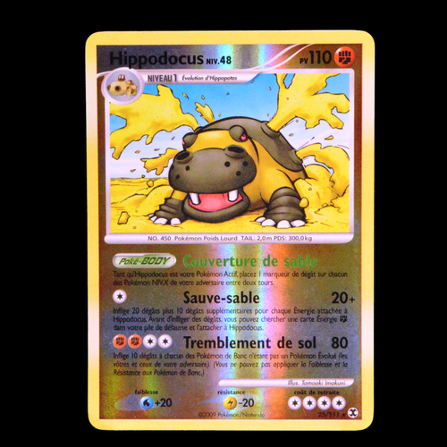 carte Pokémon Hippodocus 25/111 Reverse PL02 - Platine Rivaux ...