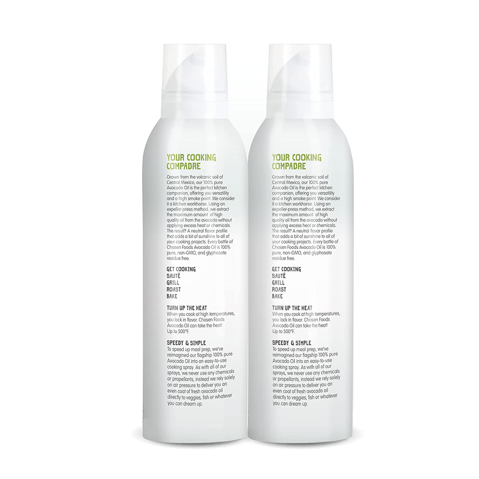 2 Pk Chosen Foods 100% Pure Avocado Oil Spray, Cooking, Dressing, 13.5 ...