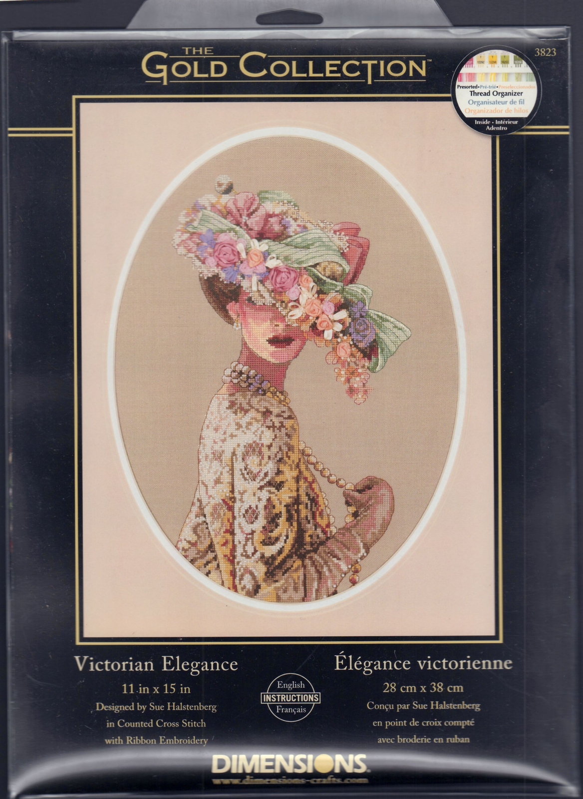 Dimensions VICTORIAN ELEGANCE Counted Cross Stitch Kit 28 x 38cm, 03884 ...