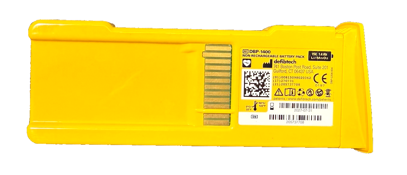 Defibtech Lifeline Standard DBP-1400 Battery Pack Date 2027 | eBay