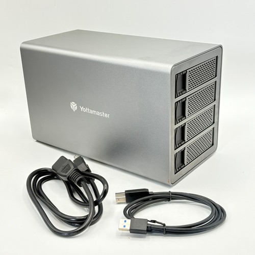 4 Bay Type B Hard Drive Enclosure External Fit For 2.5" 3.5" HDD SSD ...