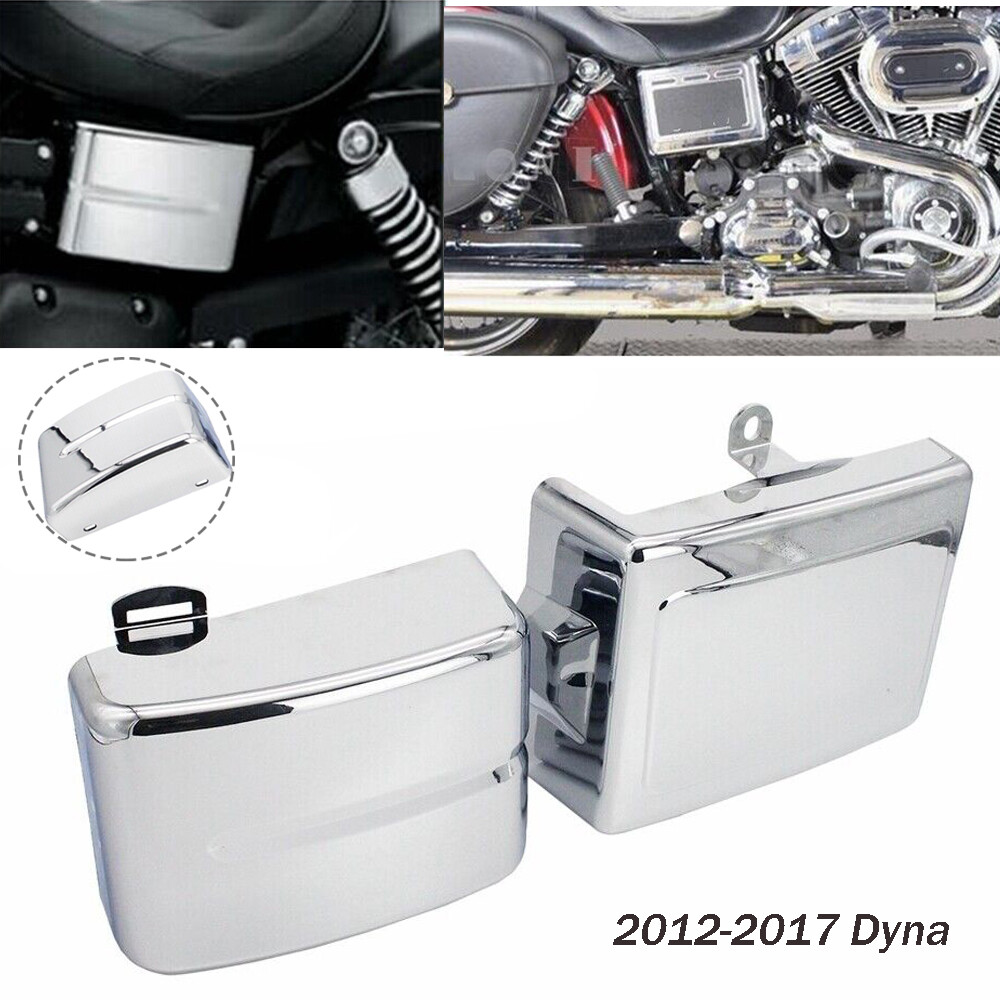 ABS Battery Side Cover For Harley Dyna 2012-17 Fat Bob FXDF FXDWG FXDB ...