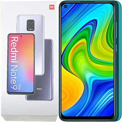 Xiaomi Redmi Note 9 Pro 4G/LTE Green 64GB + 6GB Dual-Sim Unlocked GSM ...