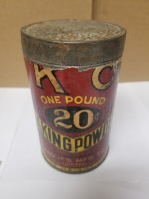 Vintage KC 1 lb Baking Powder Tin | eBay