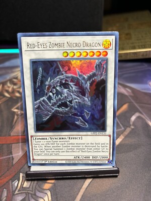 Yu-Gi-Oh! Red-Eyes Zombie Necro Dragon 1st Ed. GFP2-EN133 Ultra Rare NM ...