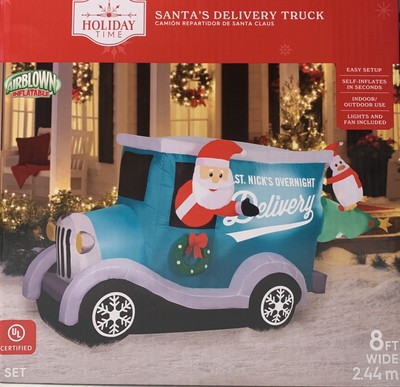 Airblown Inflatable Santa Delivery Truck - Huge 8 Foot - Brand New In ...