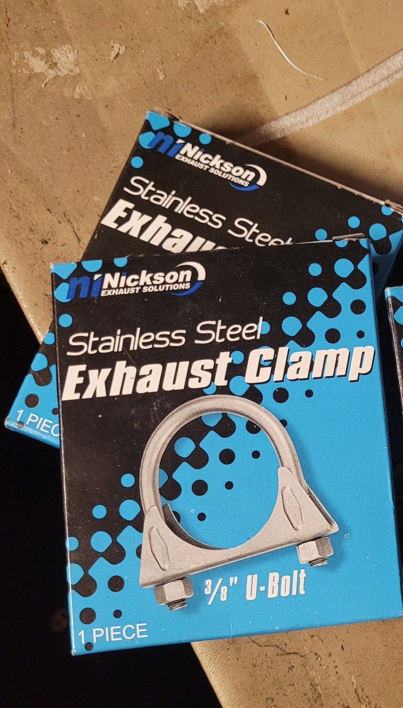 Nickson 2" Heavy Duty Stainless Steel Exhaust Muffler Clamps PAIR | eBay