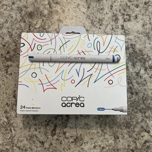 Copic Acrea 24 Color Set Water-Based / Opaque Markers Pens | eBay