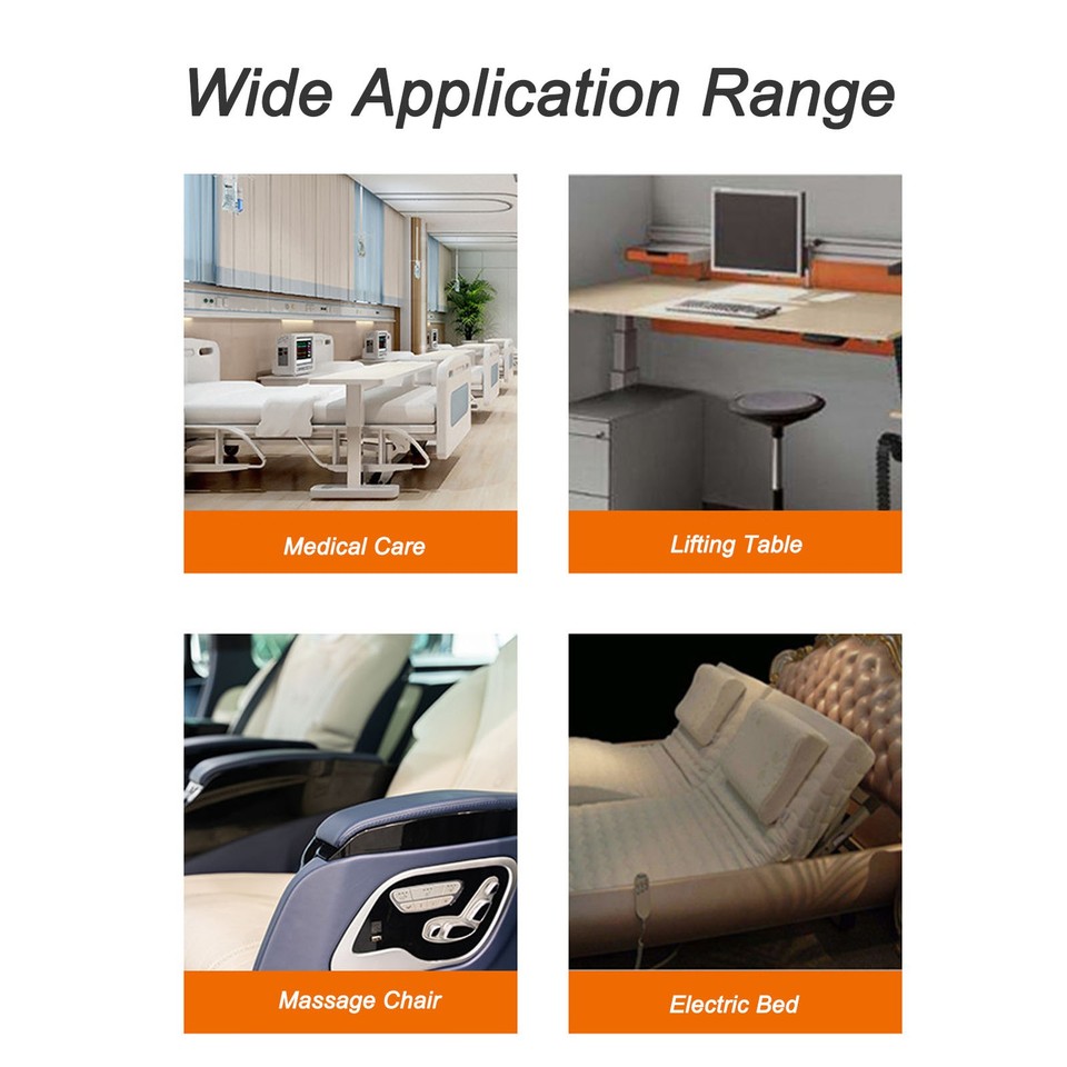 DC24V Electric Mini Actuator With Wing 30mm Stroke Linear Motion ...