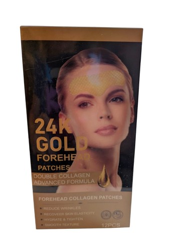 Forehead Collagen Patches 24K Gold Anti-Wrinkle Facial Patches 12 ...
