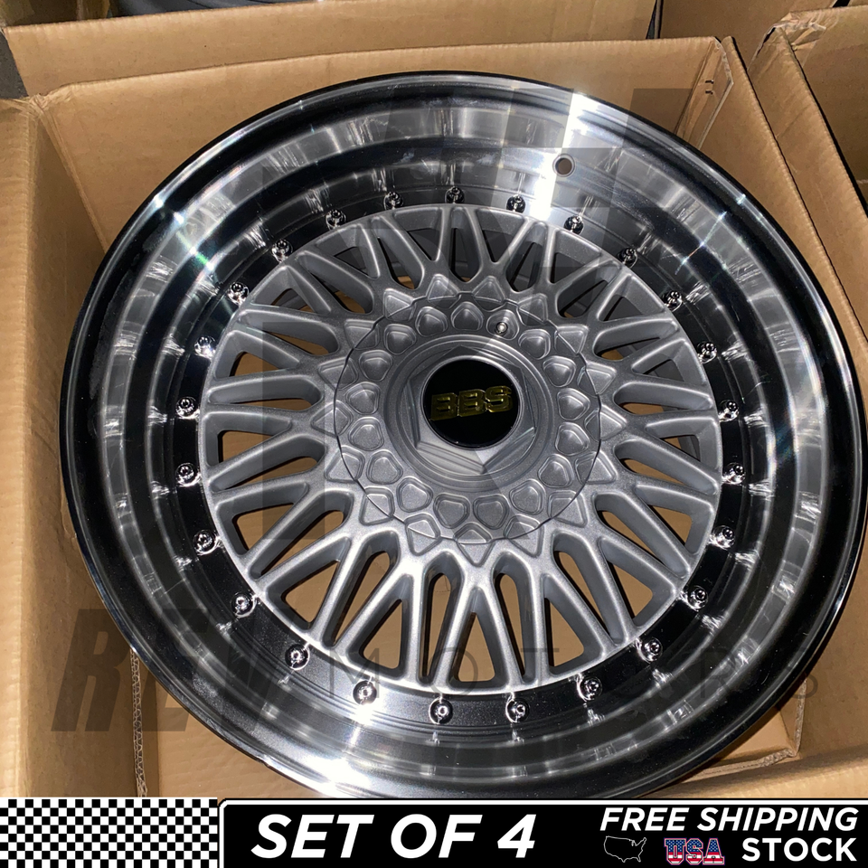 (4) 17 inch Wheels Rims 17" 17x8.5 5x112 / 5x120 Style NEW Rim Quality ...