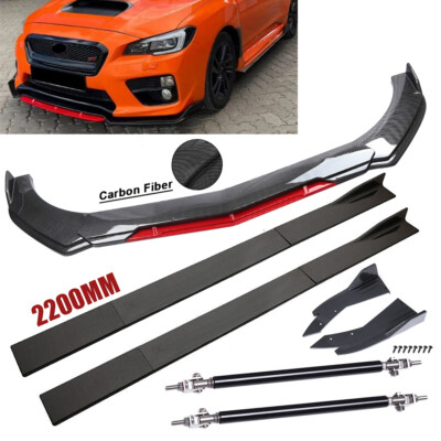 Front Bumper Lip Rear Splitter Spoiler For Subaru Legacy gt Side Skirt ...