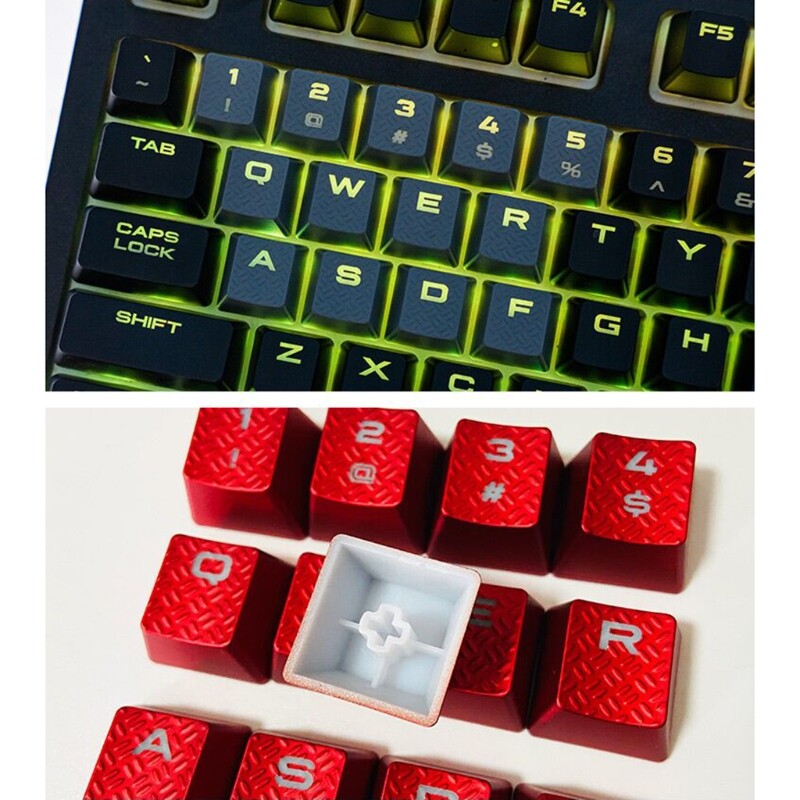 ABS Keycaps OEM Profile Texture Non-slip for Key Replacement for ...
