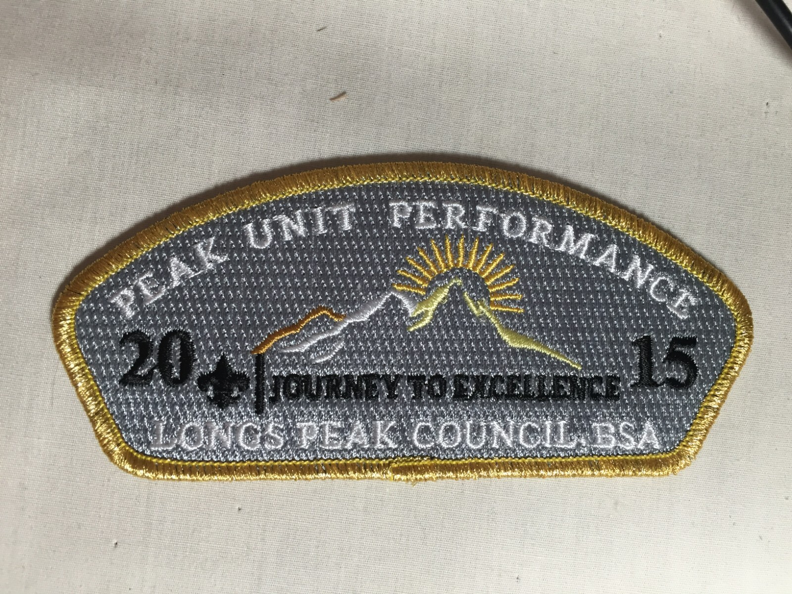 Longs Peak Council 2015 GMY Journey to Excellence BSA CSP Patch | eBay