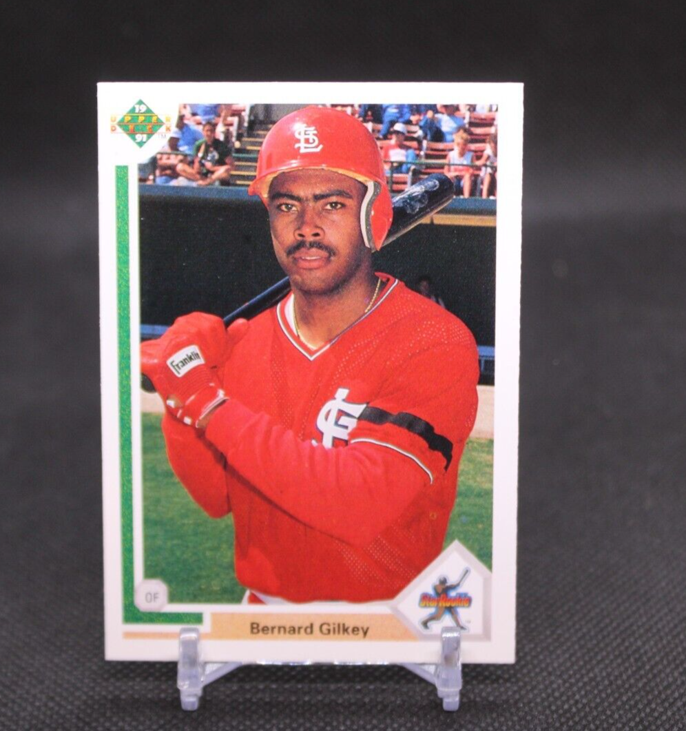 1991 Upper Deck Bernard Gilkey #16 St. Louis Cardinals Baseball Card ...