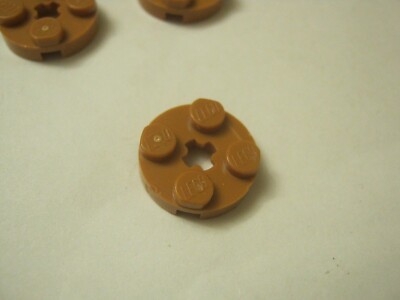 Lego Lot Of 7 Earth Orange 2x2 Round Plates, 4032 (028-280) | eBay