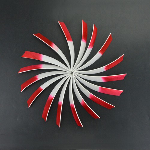 Red 5" Right Wing Natural Turkey Fletching Feathers Arrows Archery ...