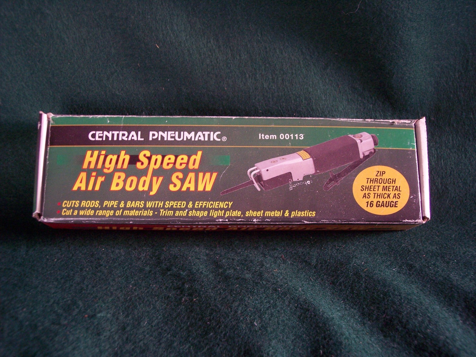 Central Pneumatic High speed air saw New in Box 00113 Auto body Sheet ...