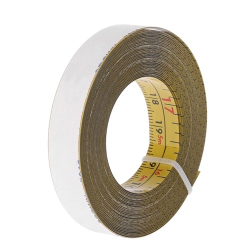 Self Adhesive Inch and Metric Ruler Miter Track Tape Measure Steel ...