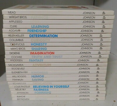 A Value Tales Lot of 23 Homeschooling Books Hard Back Cover Vintage Set ...