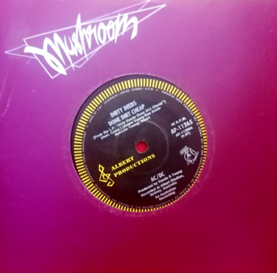 AC / Dc Dirty Deeds Done Dirt Cheap + Rip 7 " 45RPM Single 1976 ...