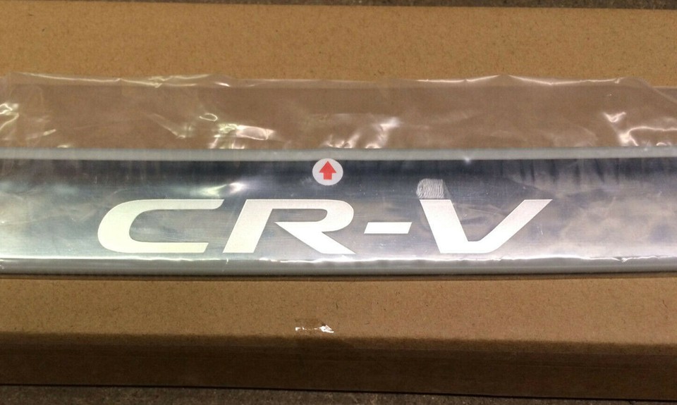 2017-2021 Honda CR-V Genuine OEM Brushed Stainless Rear Bumper ...