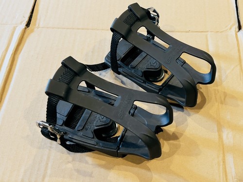 SPINNING Spin Bike Toe Clip Clipless Adapter Pedals Look Delta Peloton ...