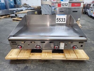 5533 New S/D - Vulcan HD 48 Gas Thermostat Griddle 30" Deep Model ...