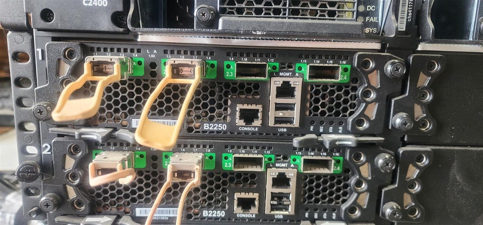 F5 VIPRION 2400 (C2400) 4U 4-Slot Chassis w/ 2x Modules + Power Supply ...