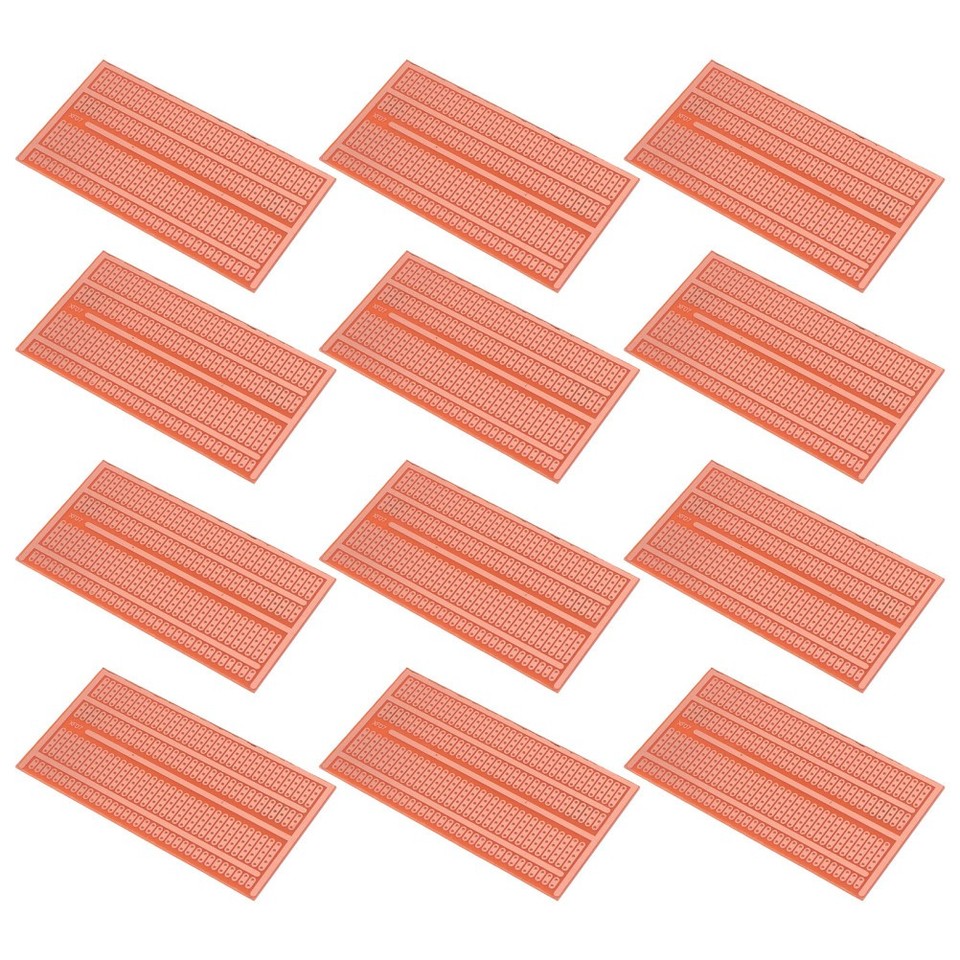 12pcs Thick Breadboard Universal Circuit Board Sturdy Experiment Plate ...