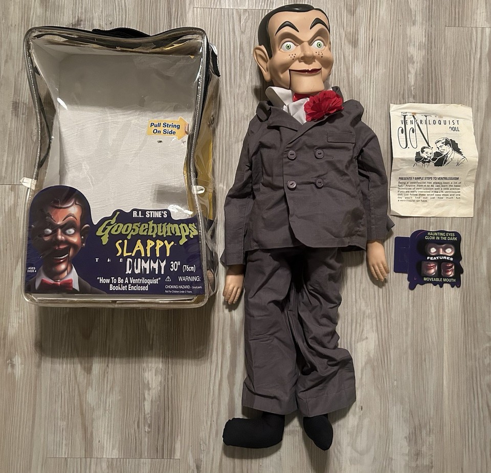 Goosebumps Slappy Dummy 30” Doll Ventriloquist with Package VG | eBay