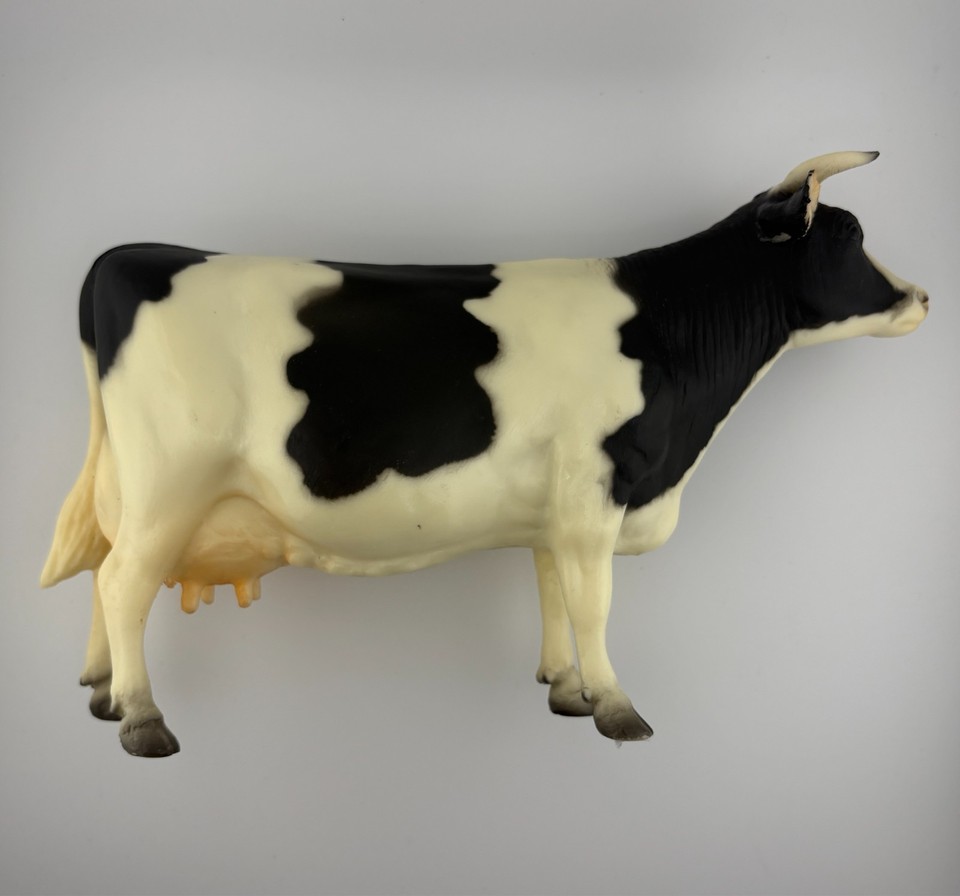 Vintage Breyer Holstein Cow with horns #341 | eBay