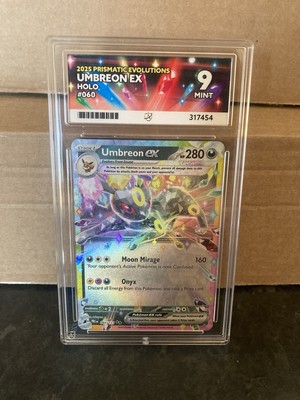 Umbreon Ex 060/131 ACE MINT 9 Pokemon Prismatic Evolutions | eBay