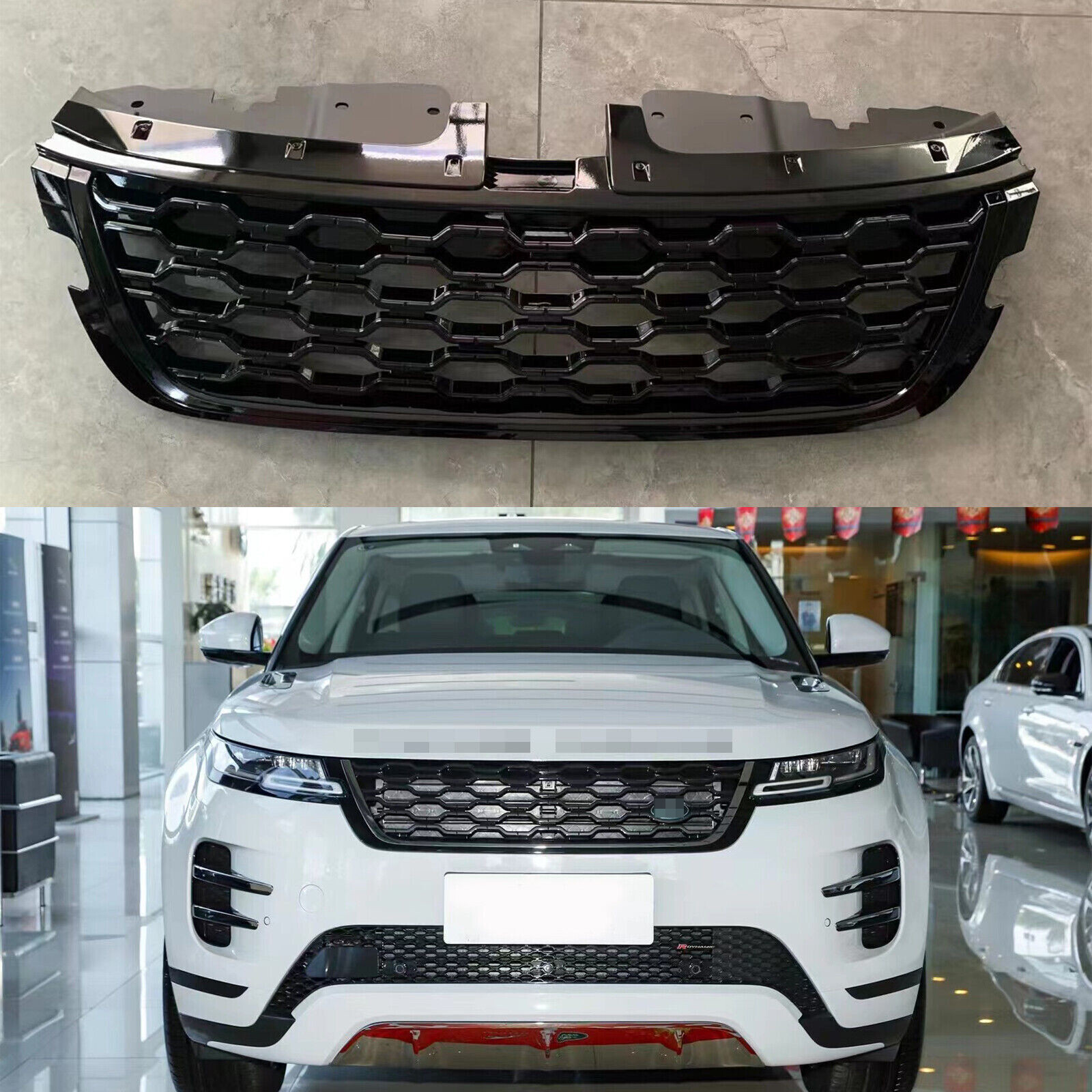 fits for Range Rover Evoque L551 2020+ Front Grille Mesh Vent Cover ...