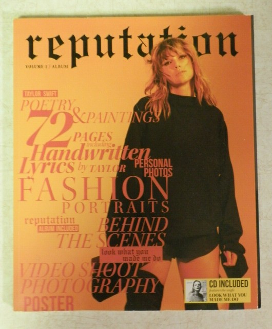 Taylor Swift Reputation Magazine Vol 1 w/ Folded Poster Video Shoot ...