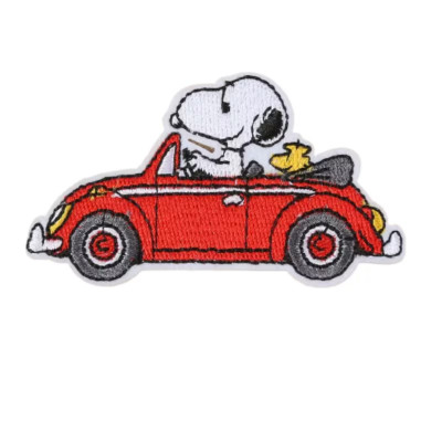 Snoopy Love Bug VW Convertible Patch, Iron On/Sew On | eBay