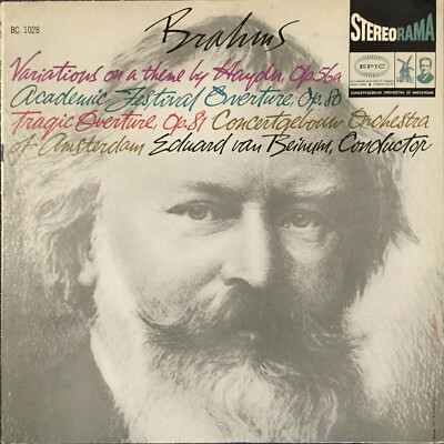 EPIC STEREORAMA BC 1028 *GOLD* BRAHMS HAYDN VARS TRAGIC OV. CGB VAN ...