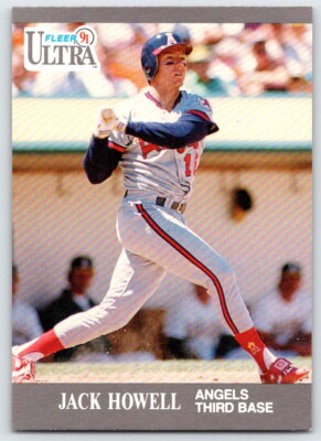 1991 Fleer Ultra Baseball Card Jack Howell #47 California Angels | eBay