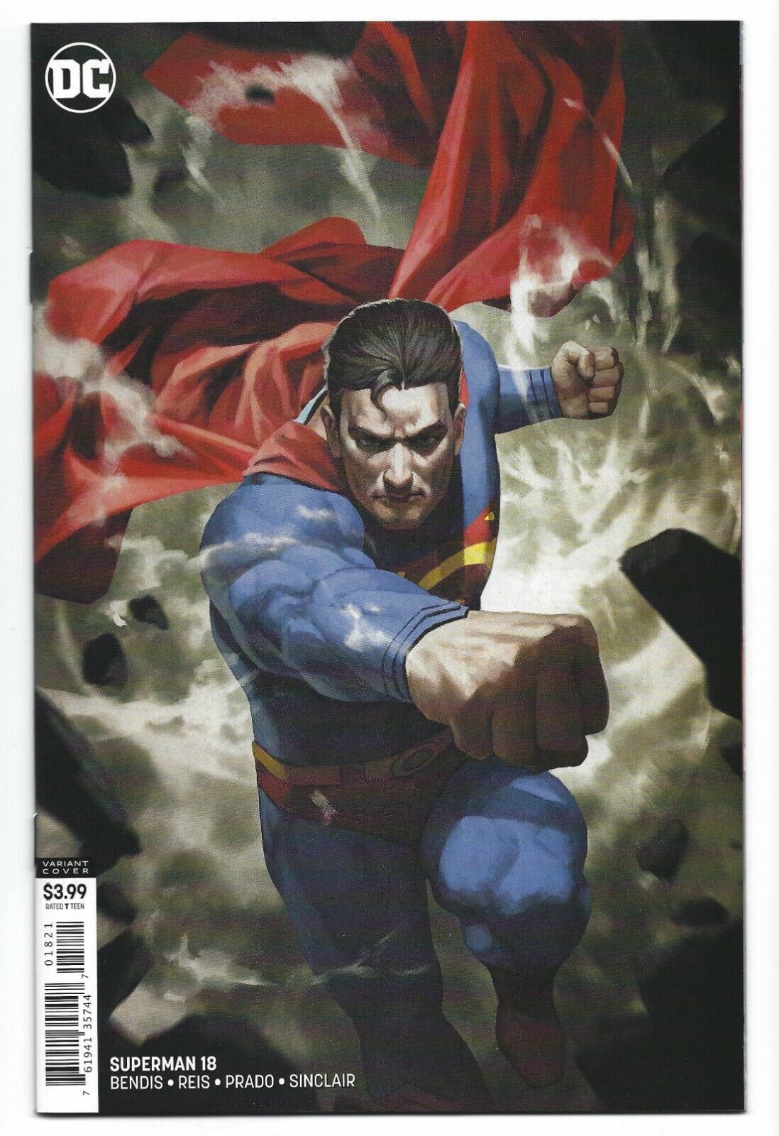Superman #18 2019 Unread Skan Variant Cover DC Comics Brian Michael ...