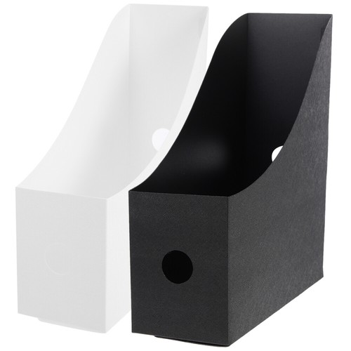 2 Pcs File Rack Office Student Folders Desktop Letter Organizer Bins ...