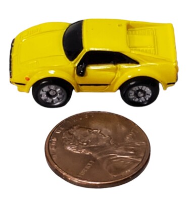 Vintage 1987 Galoob Micro Machines Yellow Ferrari 308 Sports Car ...
